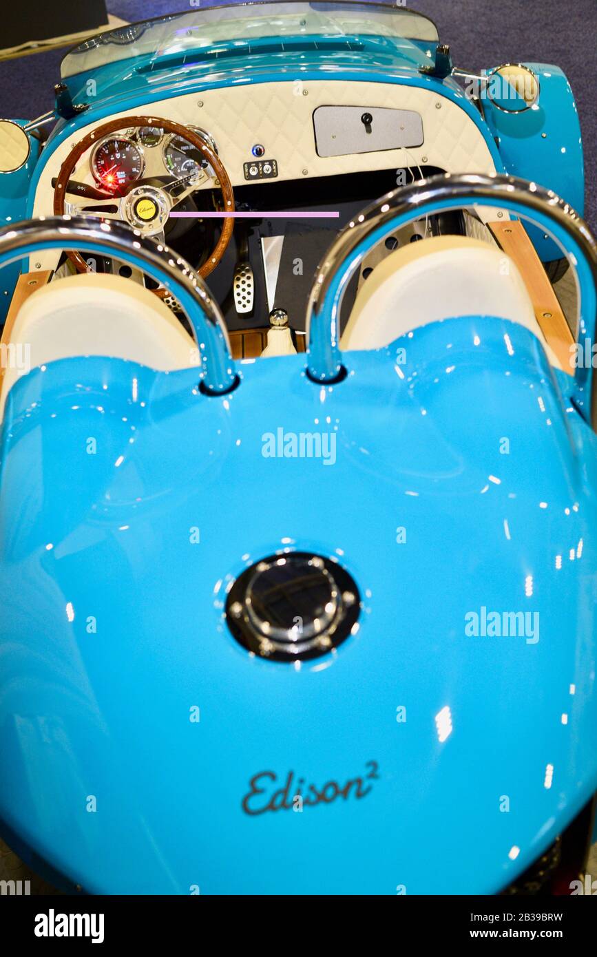 All-electric Vanderhall Edison 2 three-wheel roadster (classified as ...