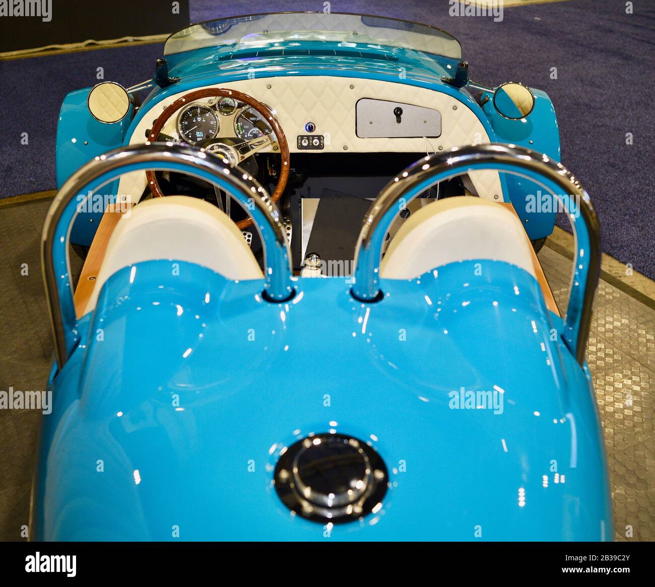 All-electric Vanderhall Edison 2 three-wheel roadster (classified as ...
