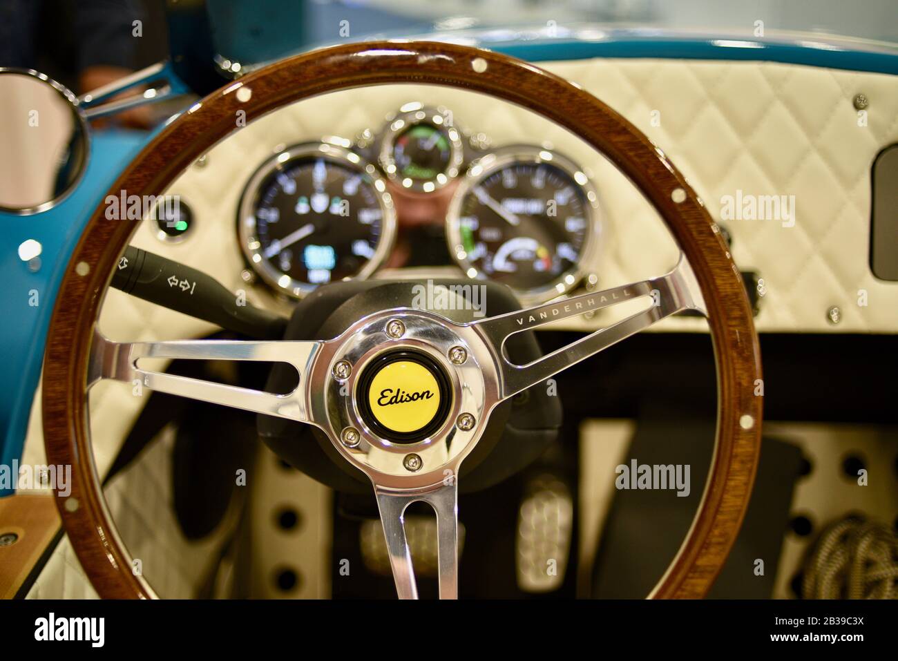 All-electric Vanderhall Edison 2 three-wheel roadster (classified as ...