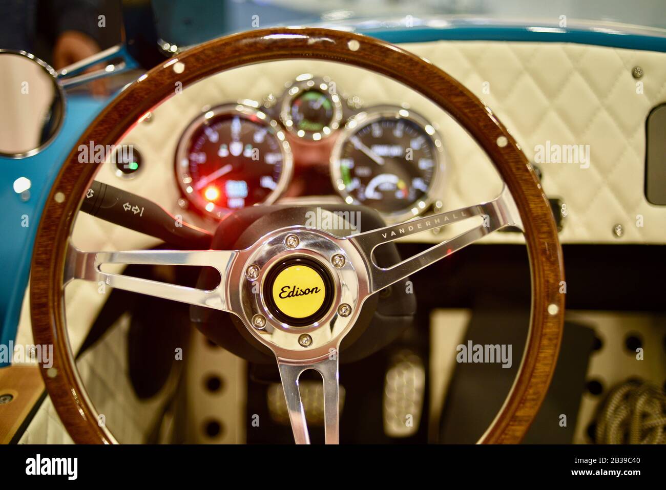 All-electric Vanderhall Edison 2 three-wheel roadster (classified as ...