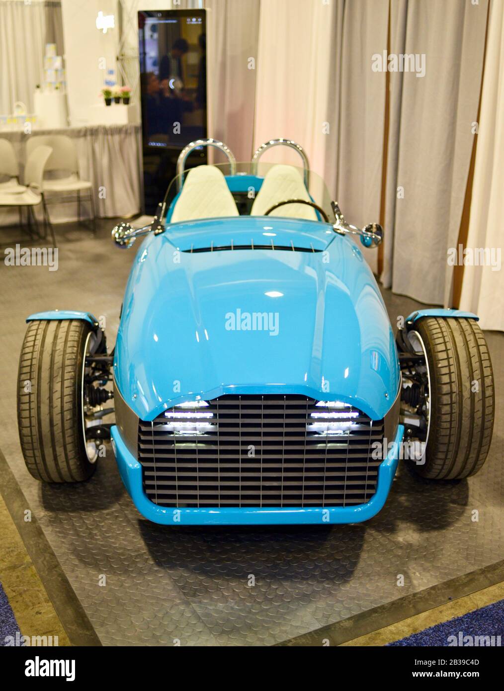 All-electric Vanderhall Edison 2 three-wheel roadster (classified as ...