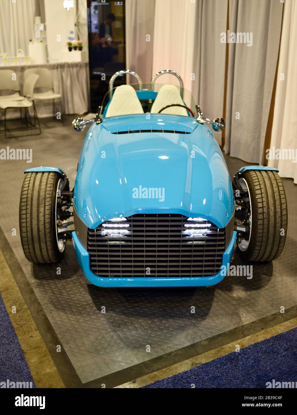 All-electric Vanderhall Edison 2 three-wheel roadster (classified as ...
