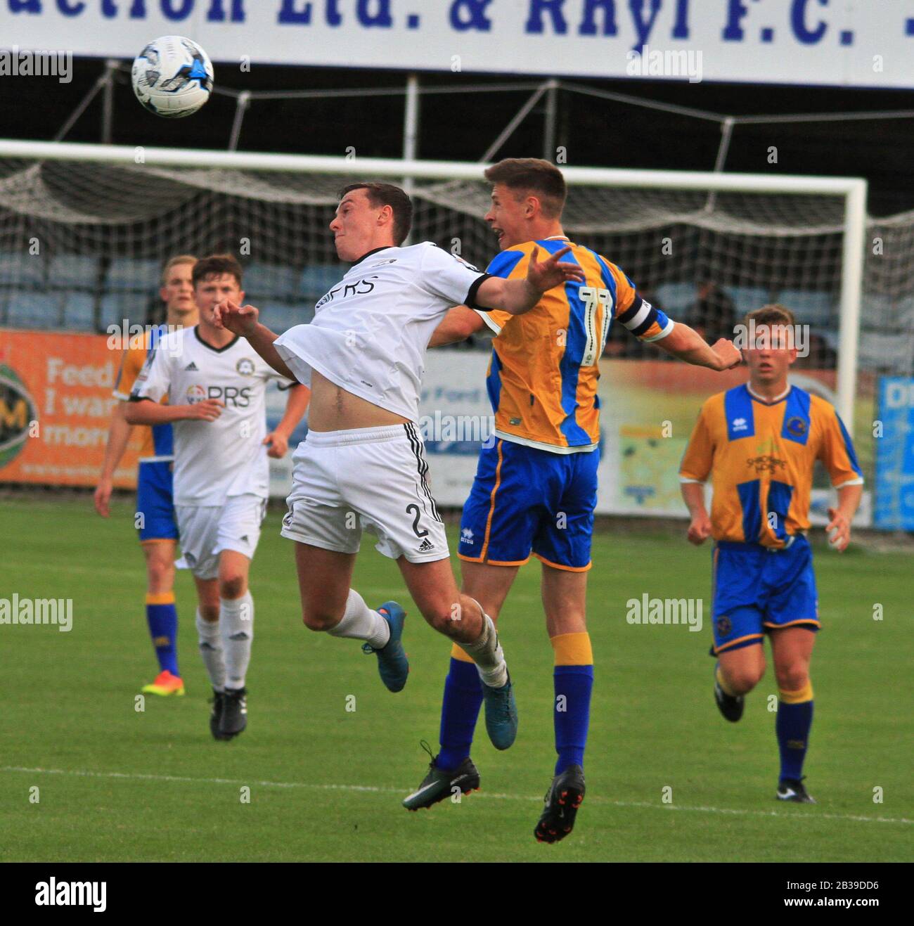 Rhyl fc versus wba and Shrewsbury credit Ian Fairbrother/Alamy stock ...