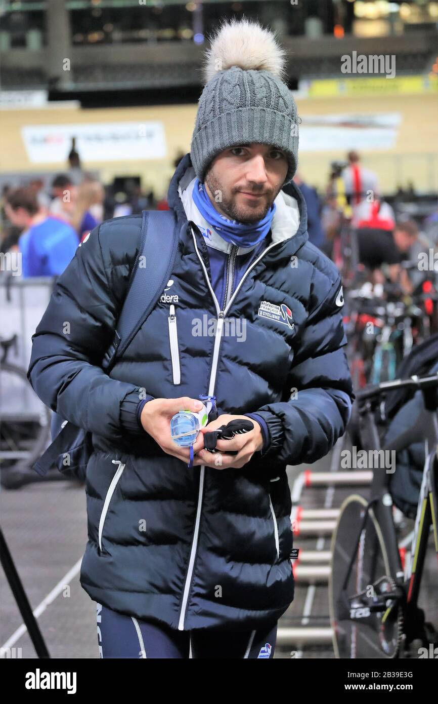 Benjamin Thomas of France during the 2020 UCI Track Cycling World ...