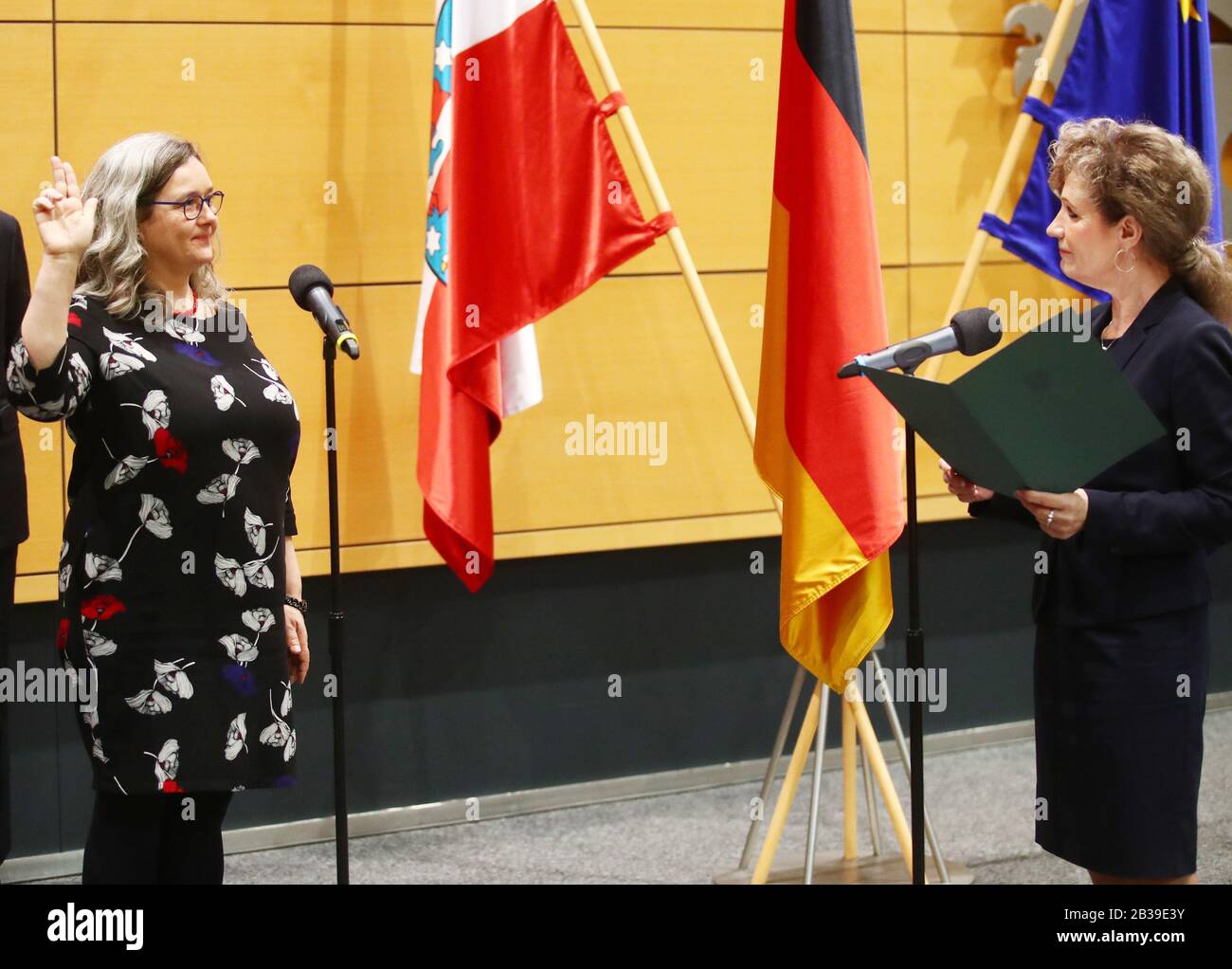 Erfurt, Germany. 04th Mar, 2020. Heike Werner (Die Linke), Minister of ...