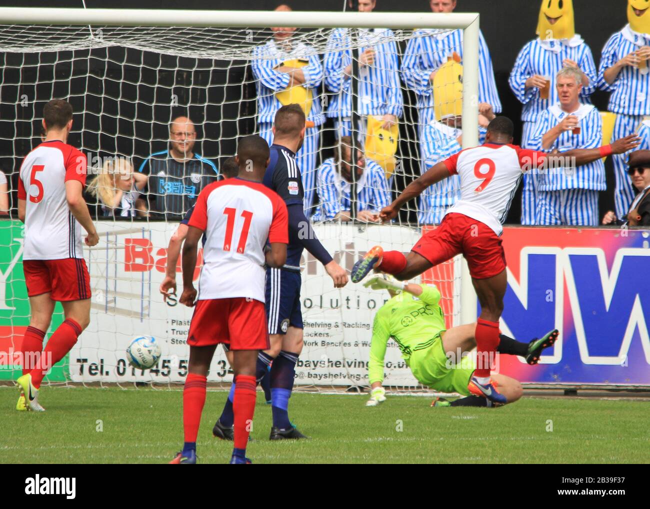 Rhyl fc versus wba and Shrewsbury credit Ian Fairbrother/Alamy stock ...