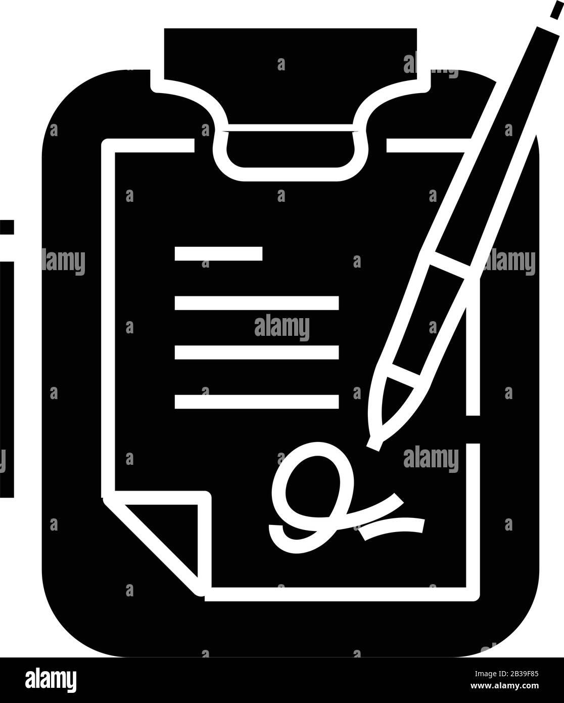 Black official document hi-res stock photography and images - Alamy