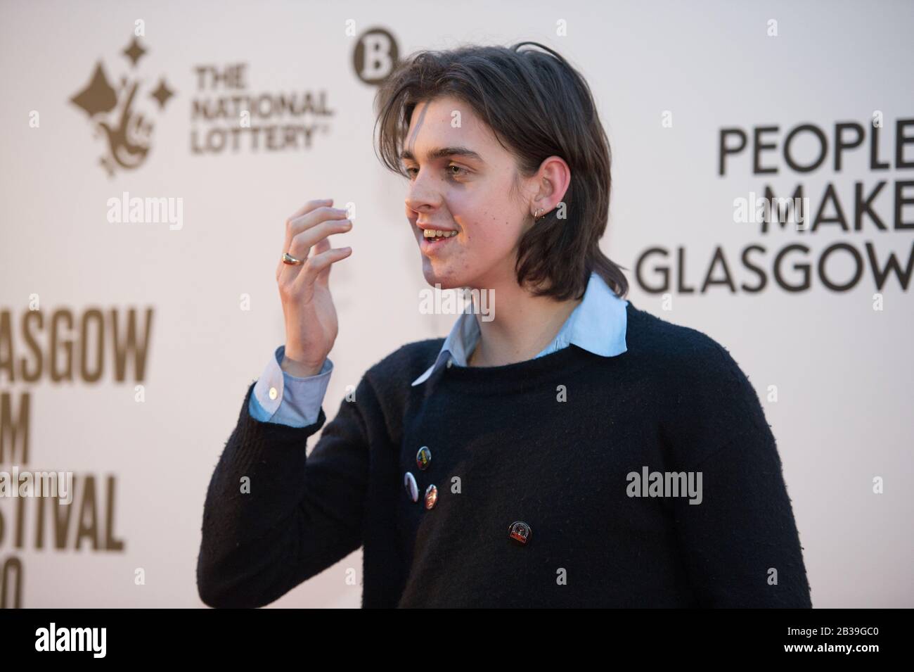 Glasgow, UK. 4th Mar, 2020. Pictured: Earl Cave - Actor. Scottish ...