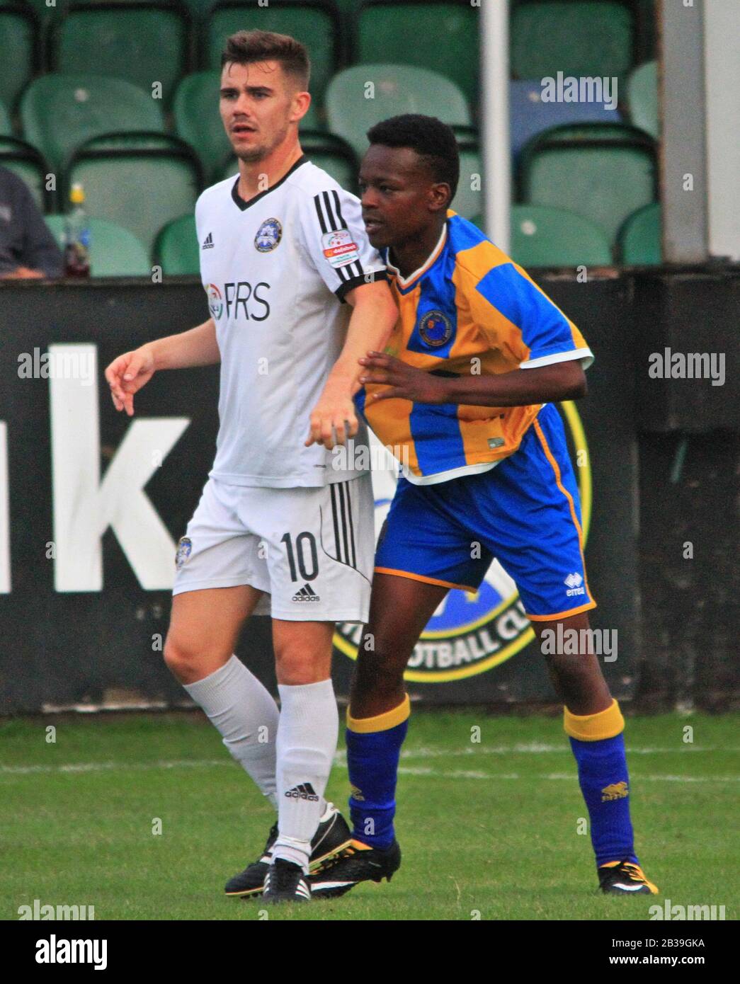 Rhyl fc versus wba and Shrewsbury credit Ian Fairbrother/Alamy stock ...