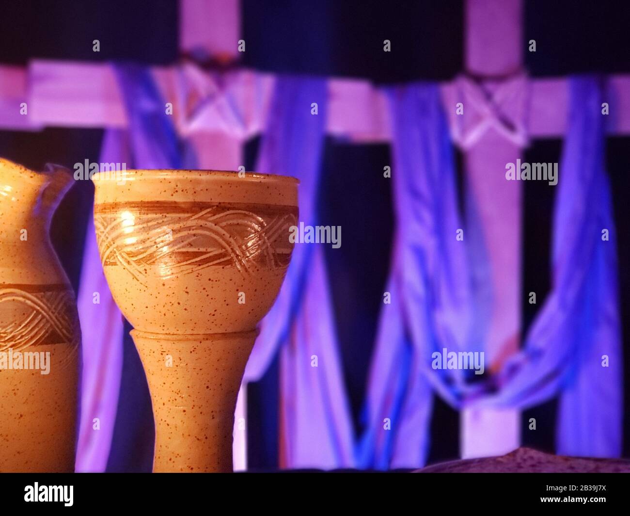 Holy communion table hi-res stock photography and images - Alamy