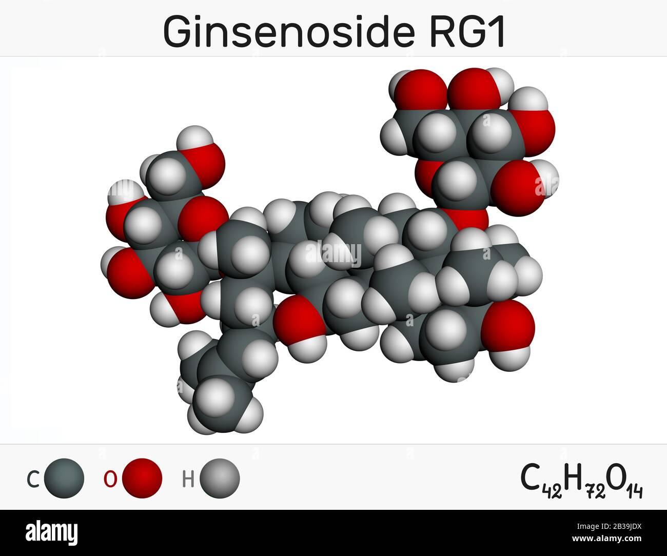 Ginsenoside rg1 ginseng molecule hi-res stock photography and images ...