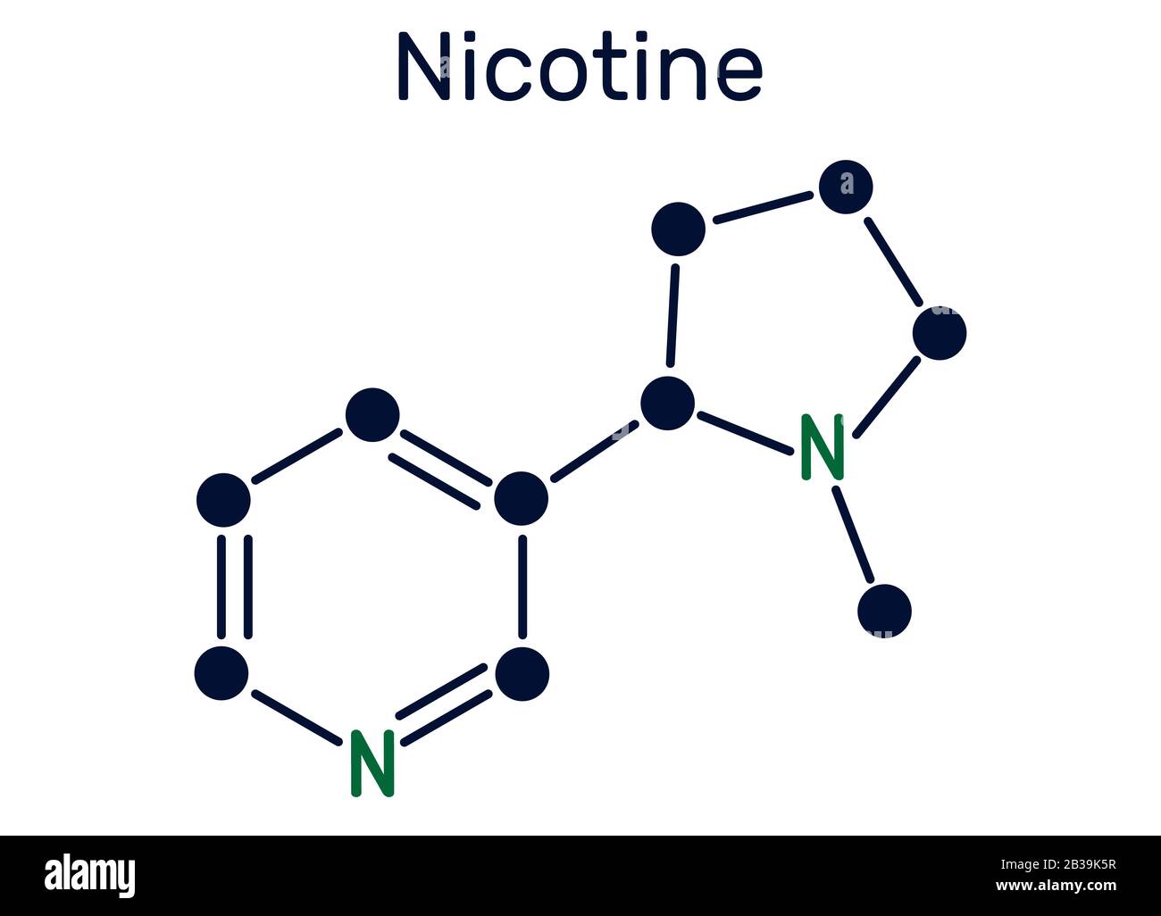 Nicotine molecule hi-res stock photography and images - Alamy