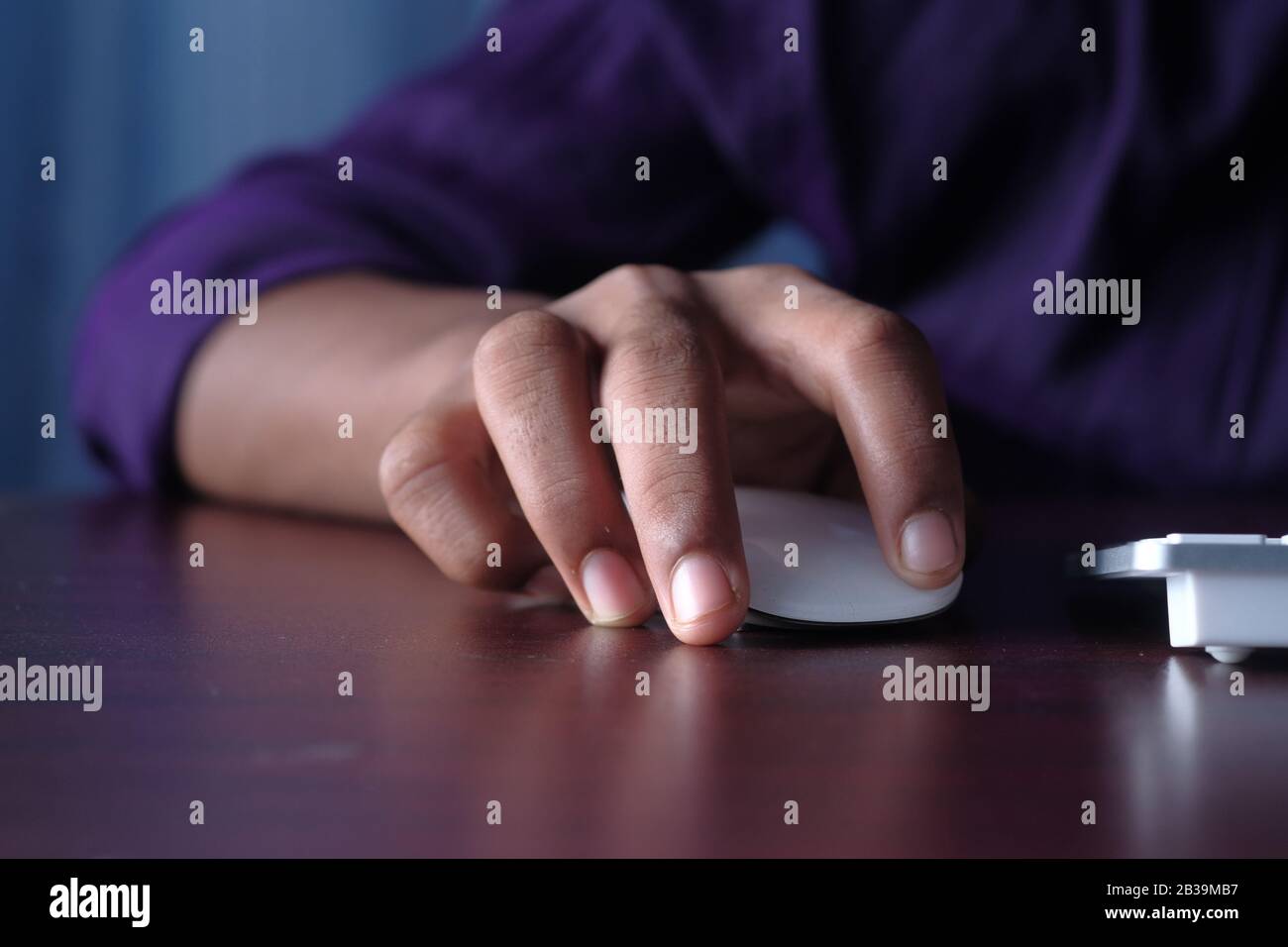 Computer hand game desktop hi-res stock photography and images - Alamy