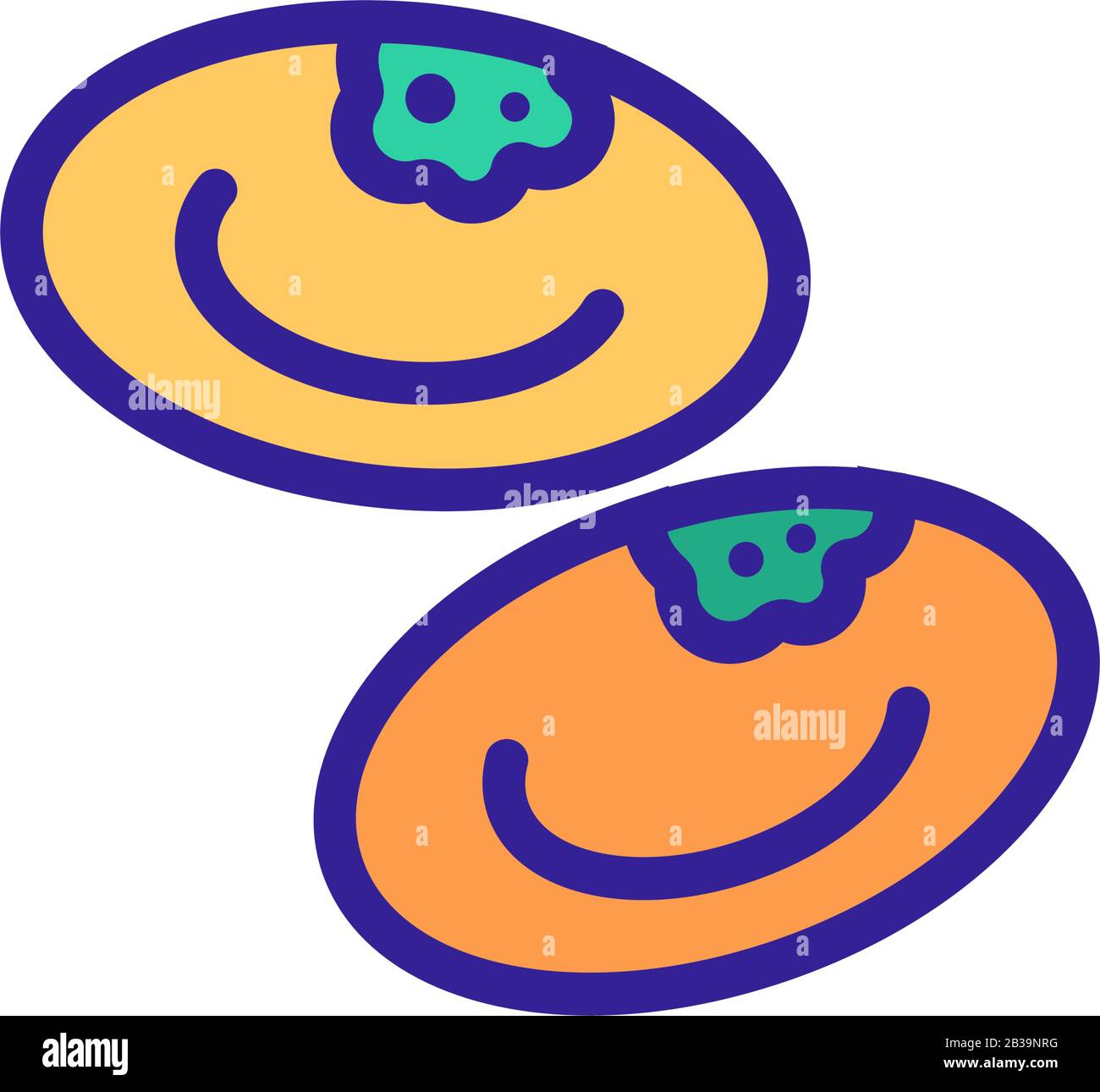 Cancer cell icon vector. Isolated contour symbol illustration Stock ...