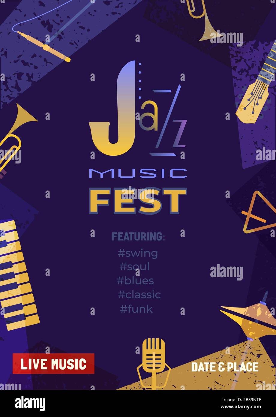 Jazz fest Stock Vector Images - Alamy