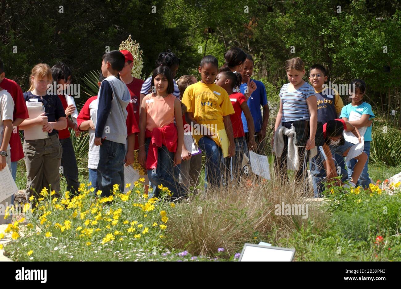 Austin, Texas USA, April, 2004: 4th grade science students from ...