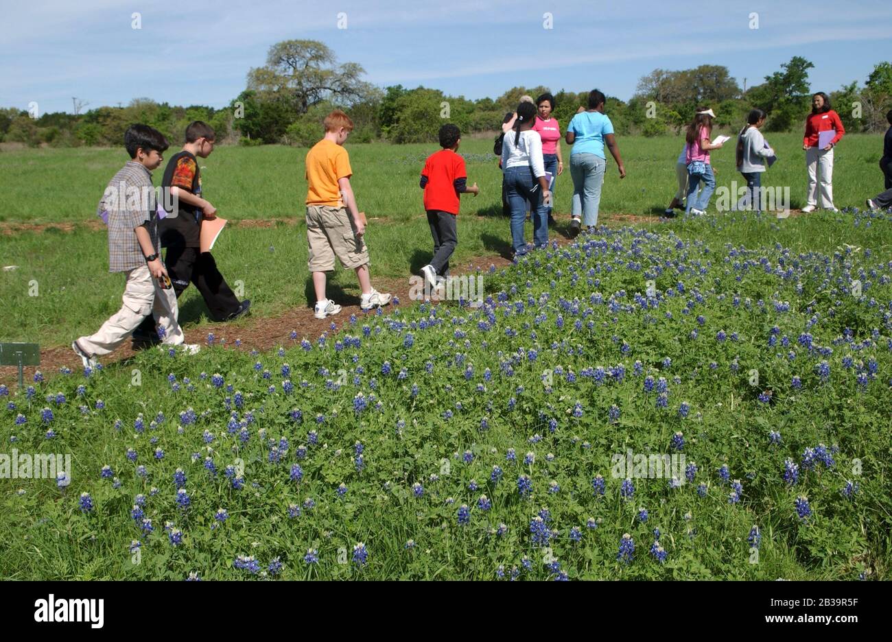 Austin, Texas USA, April, 2004: 4th grade science students from ...