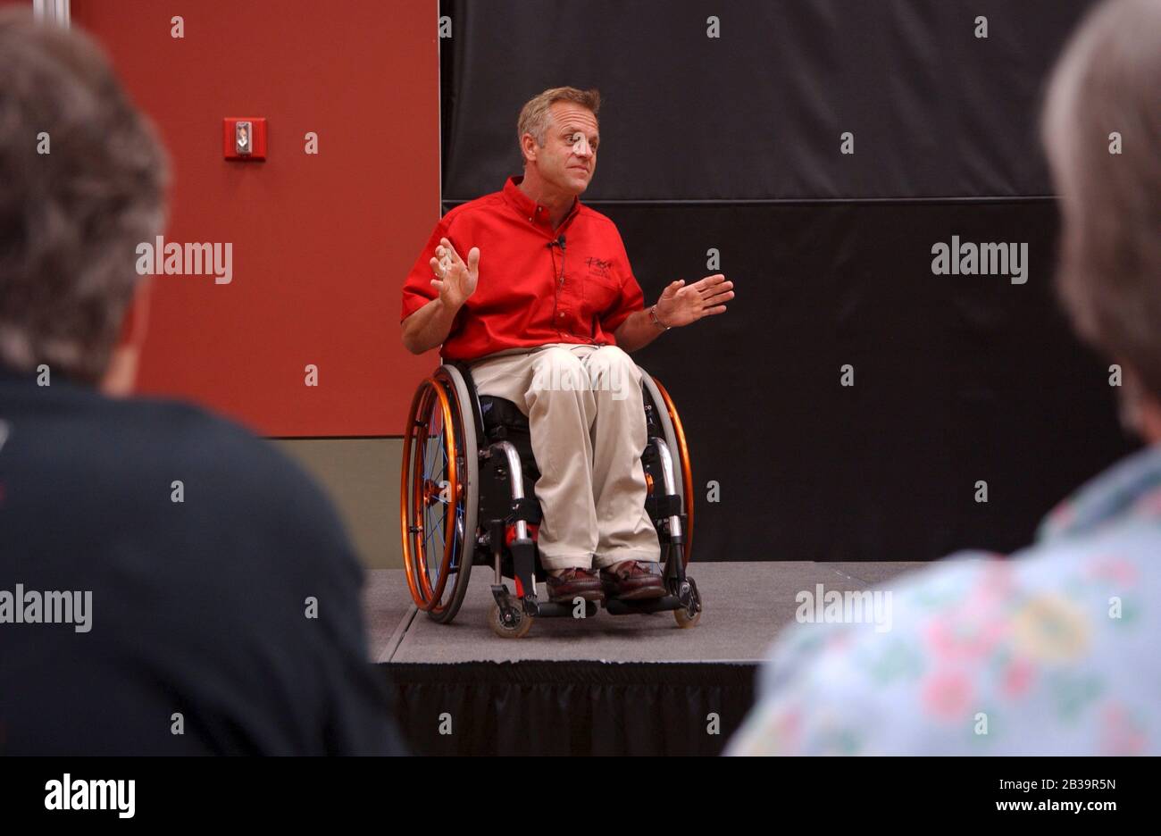 San Antonio, Texas USA, May 2004:: Retired Paralympic tennis player and ...
