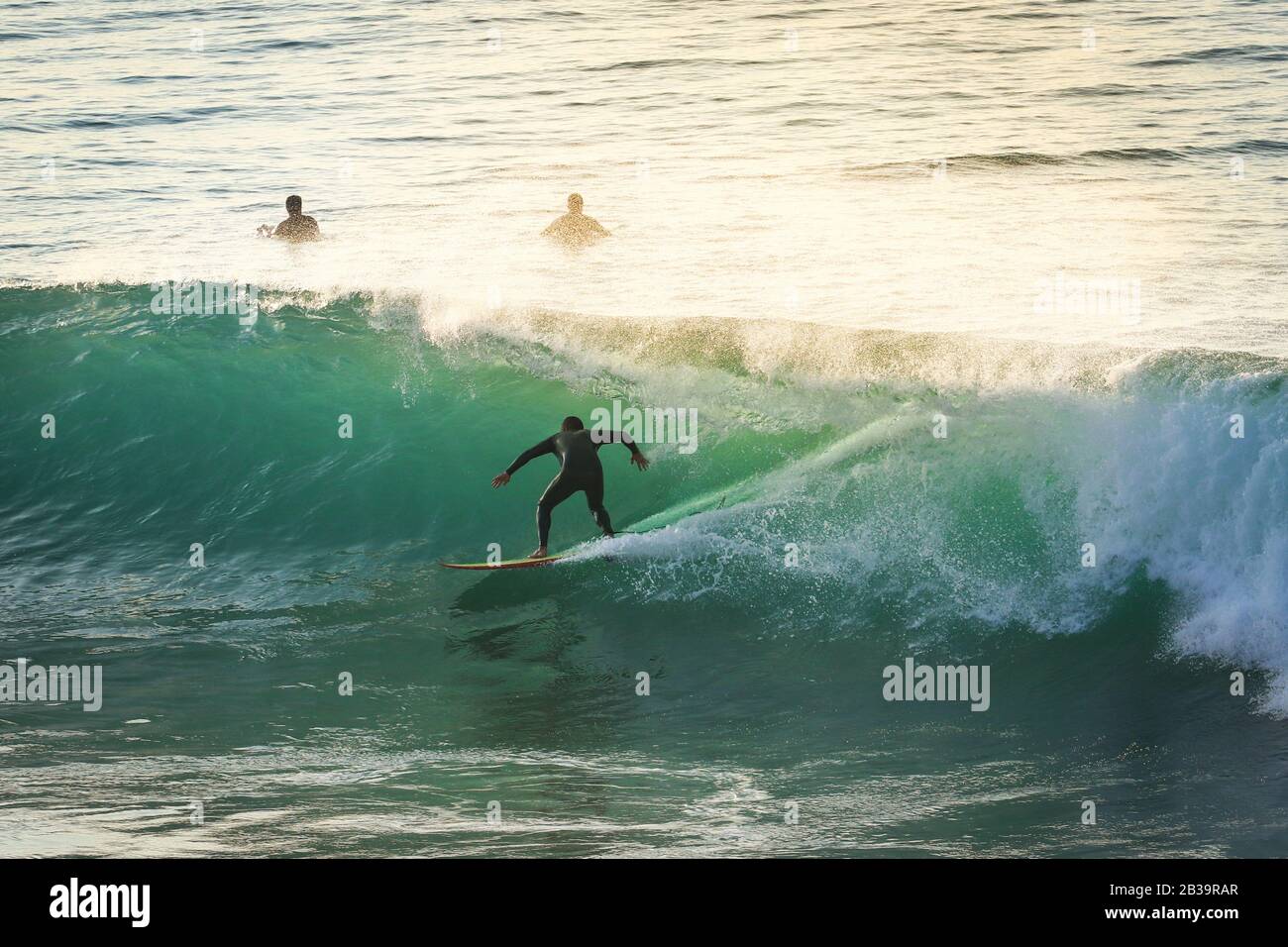 Surf surfing surfer board wave splash wave spray hi-res stock ...