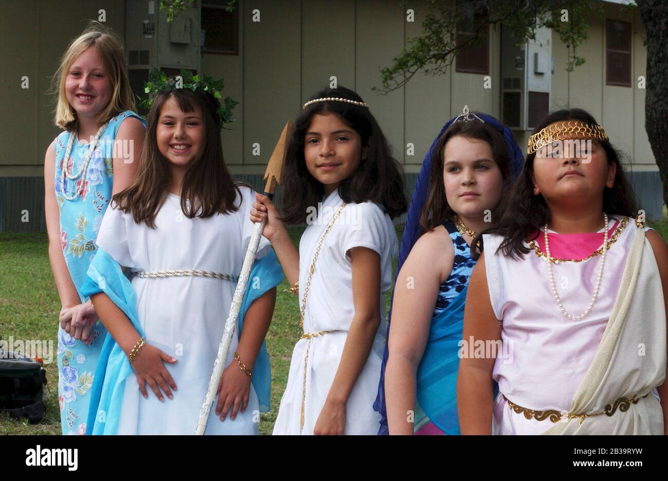 Austin Texas USA, May, 2004: 4th grade students studying Greek ...