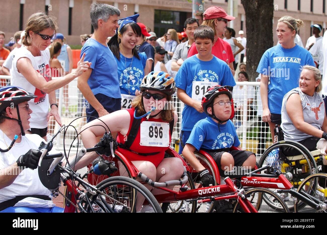 Wheelchair race starting line hi-res stock photography and images - Alamy