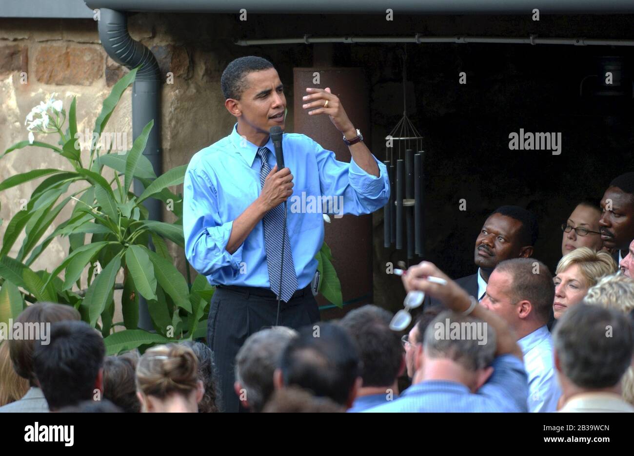 Austin, Texas USA, Aug. 5, 2004: U.S. Senator from Illinois Barack ...