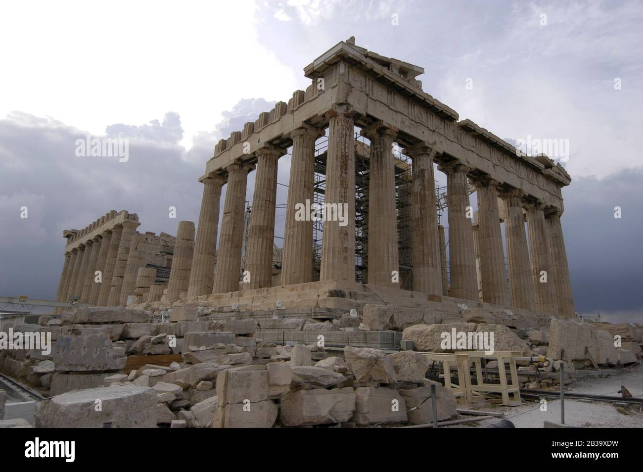 Athens, Greece 26 SEP 04: Views of the Parthenon and the Acropolis ...