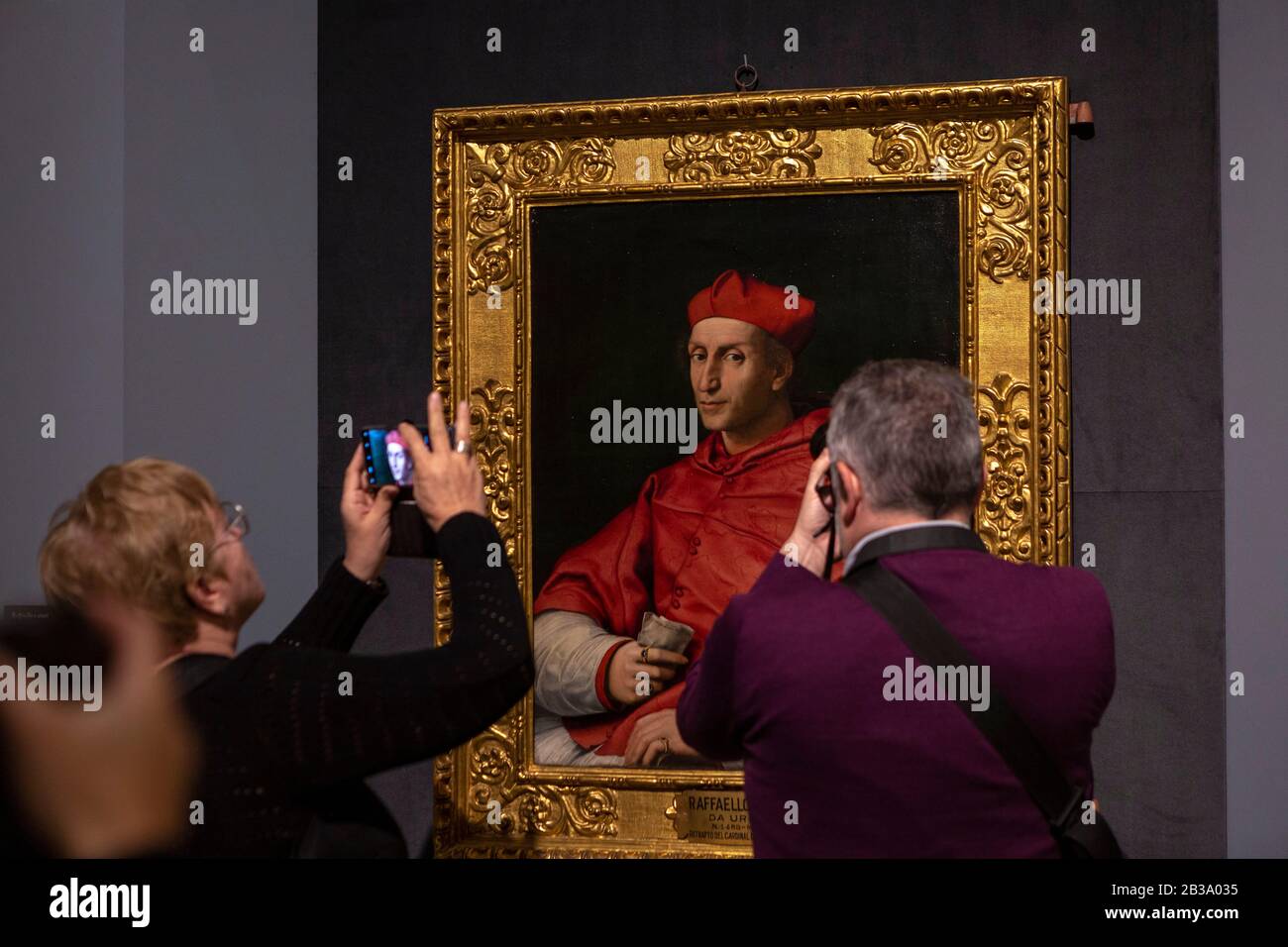 Portrait of Cardinal Bibbiena by Italian artist Raphael on display at ...