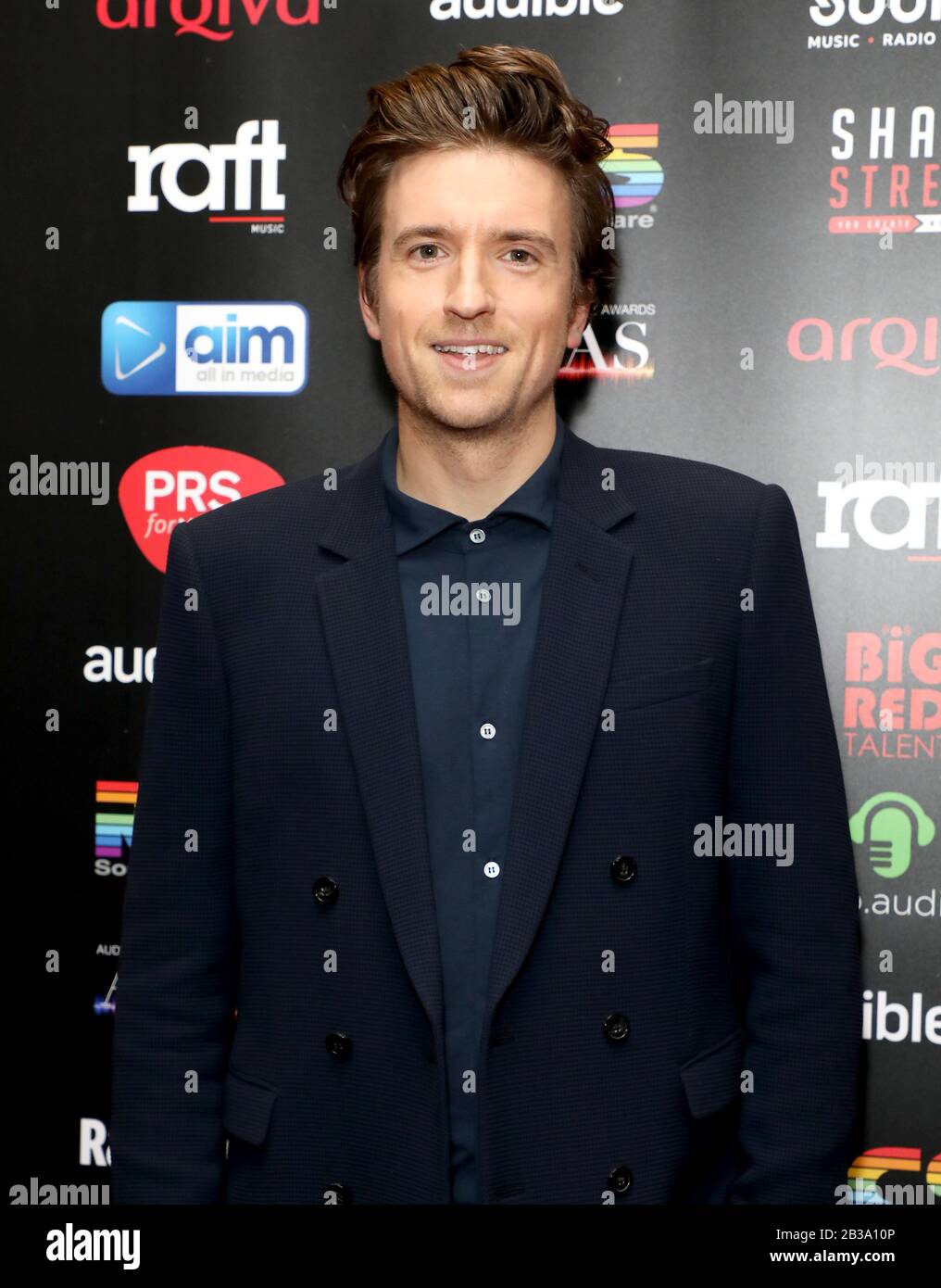 Greg James attending The Audio and Radio Industry Awards held at The ...