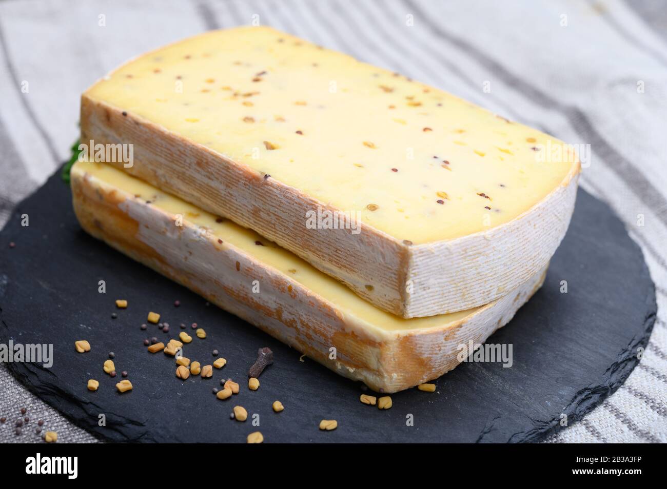 Belgian cheeses from abbey made from cow milk with monks beer ...