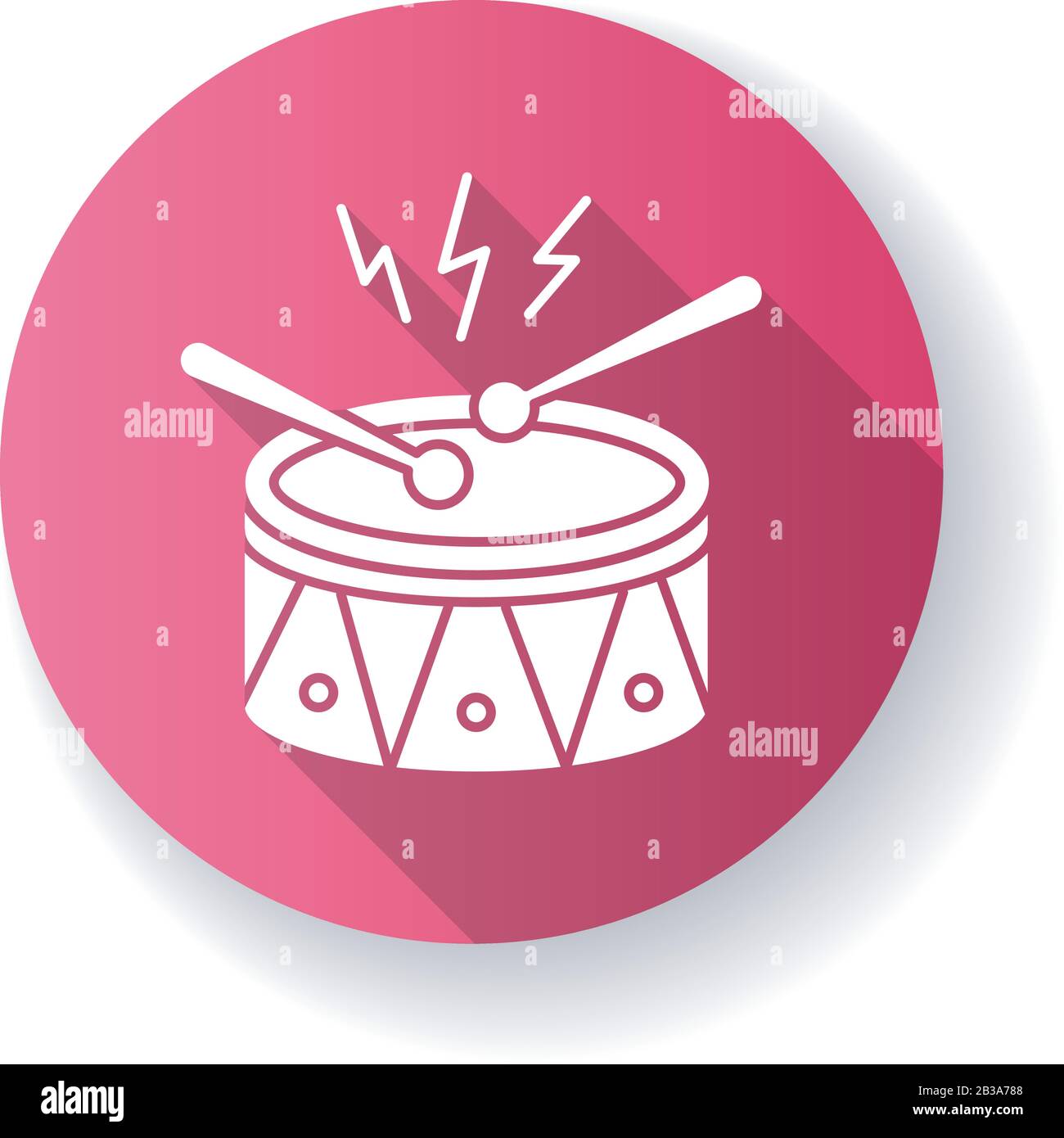 Pink drumsticks Stock Vector Images - Alamy