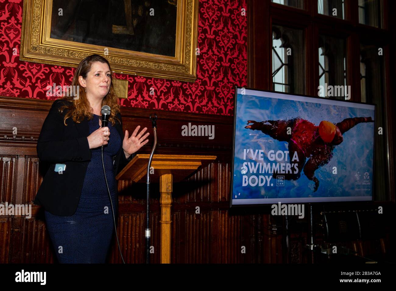 Alison McGovern MP during the This Girl Can Parliamentary reception at ...