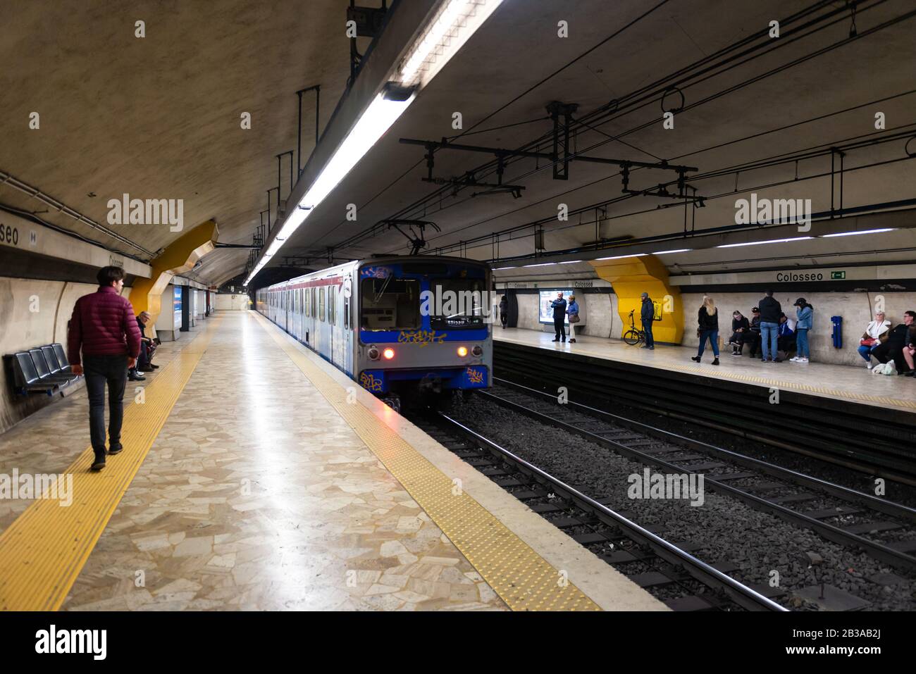 Train journey in rome hi-res stock photography and images - Alamy