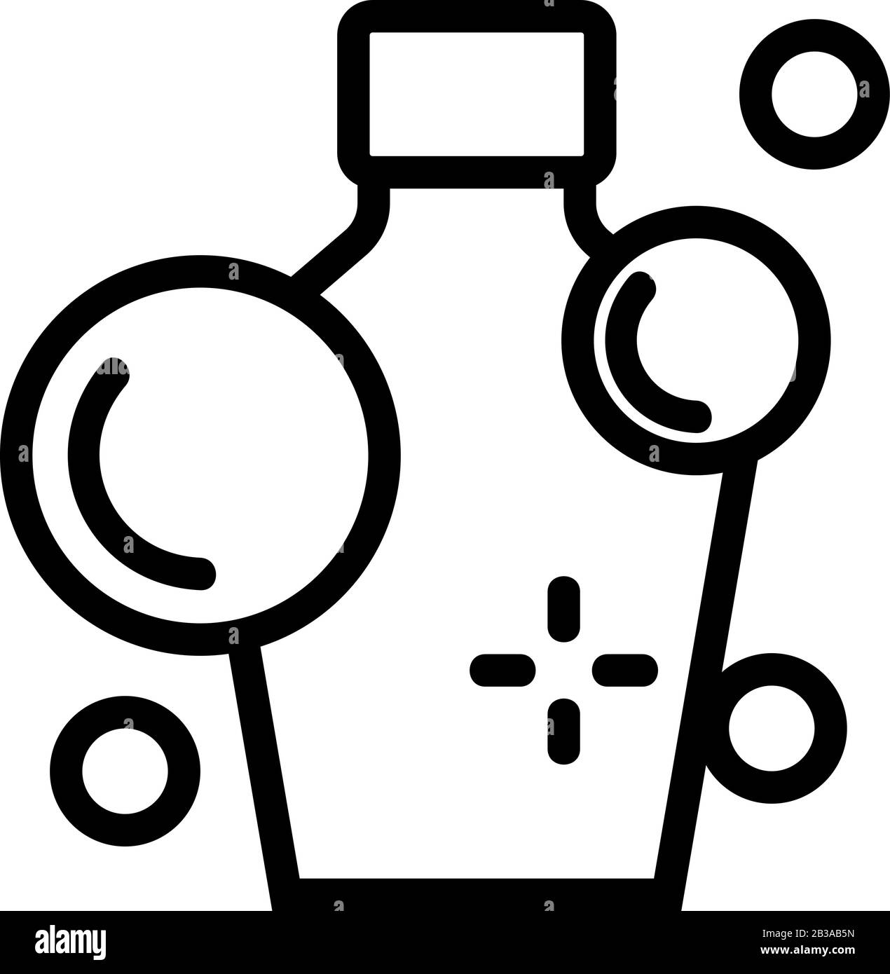 foam, bubbles icon vector. Isolated contour symbol illustration Stock ...