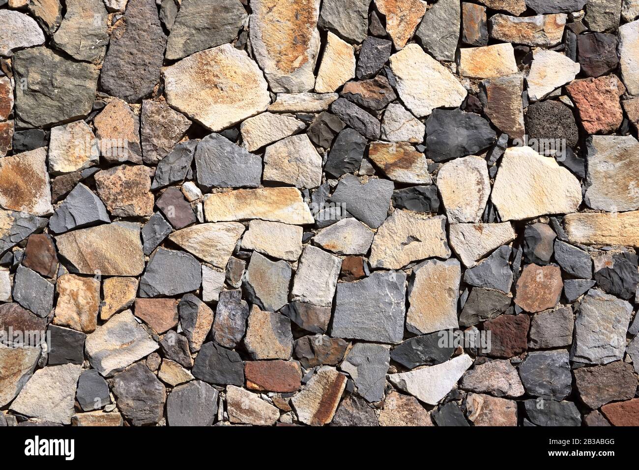 Texture of the yellow granite stone wall for background Stock Photo - Alamy