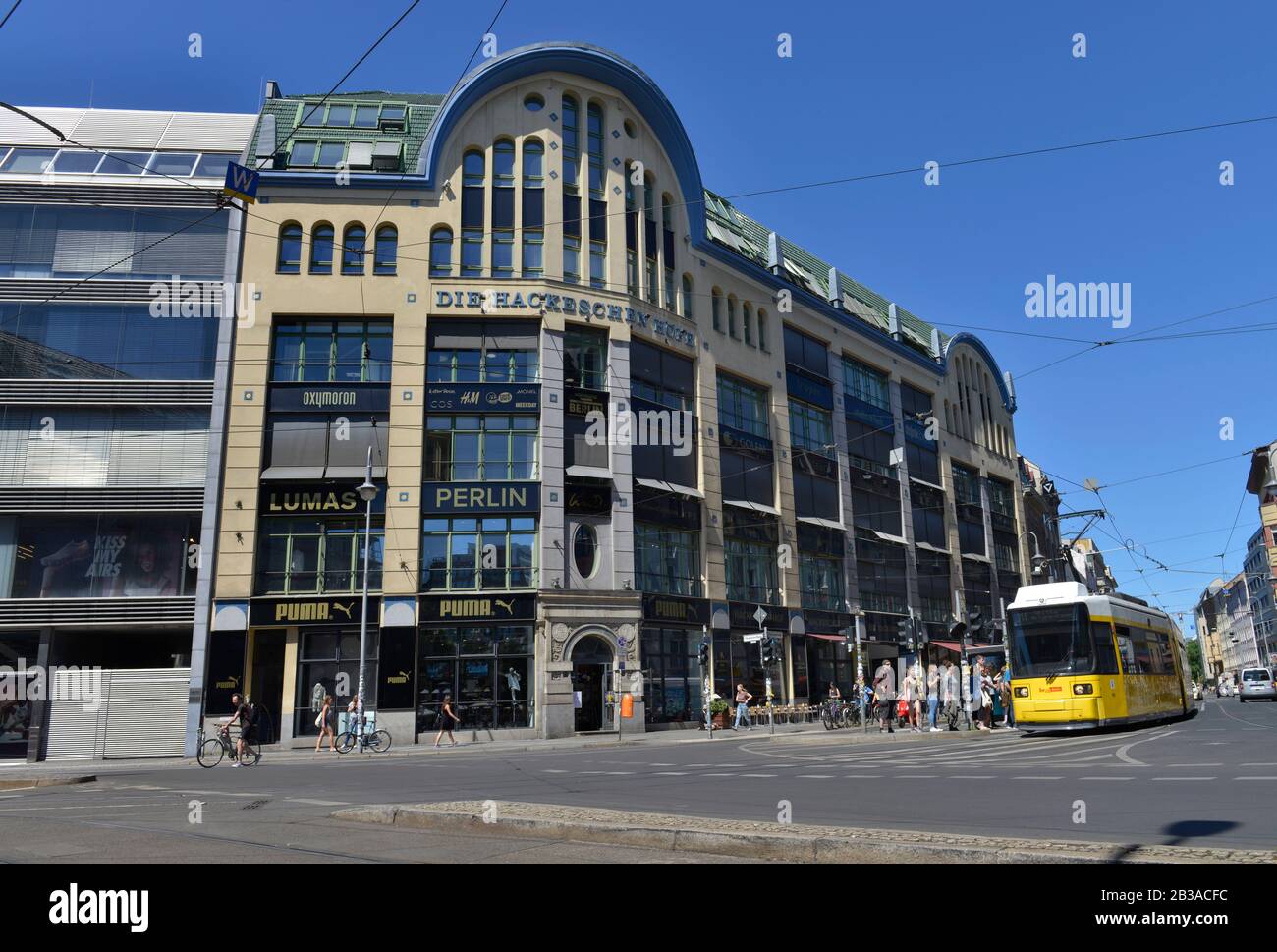 Hackesche Hoefe, Rosenthaler Strasse, Mitte, Berlin, Deutschland Stock ...