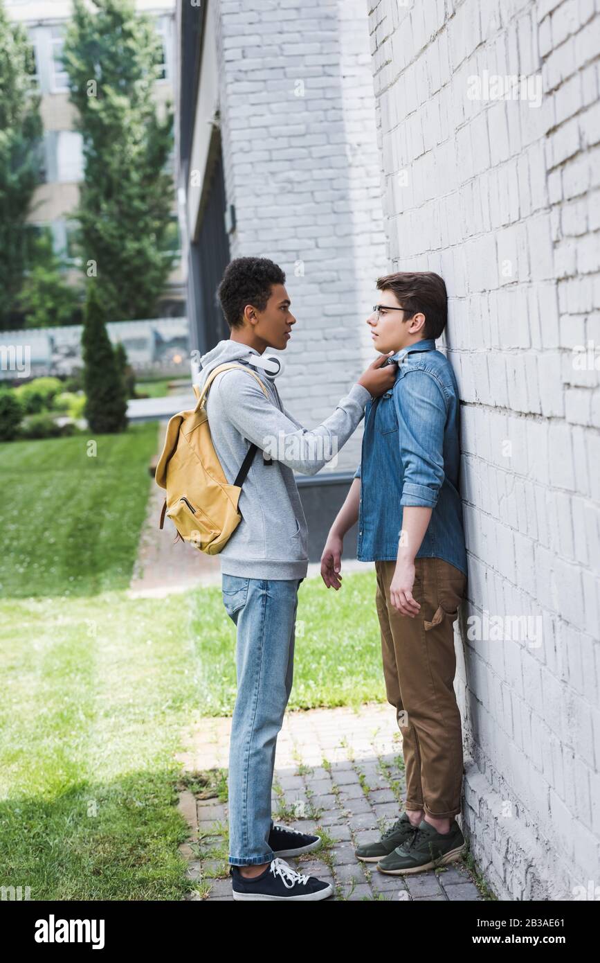African teenagers aggressive hi-res stock photography and images - Alamy