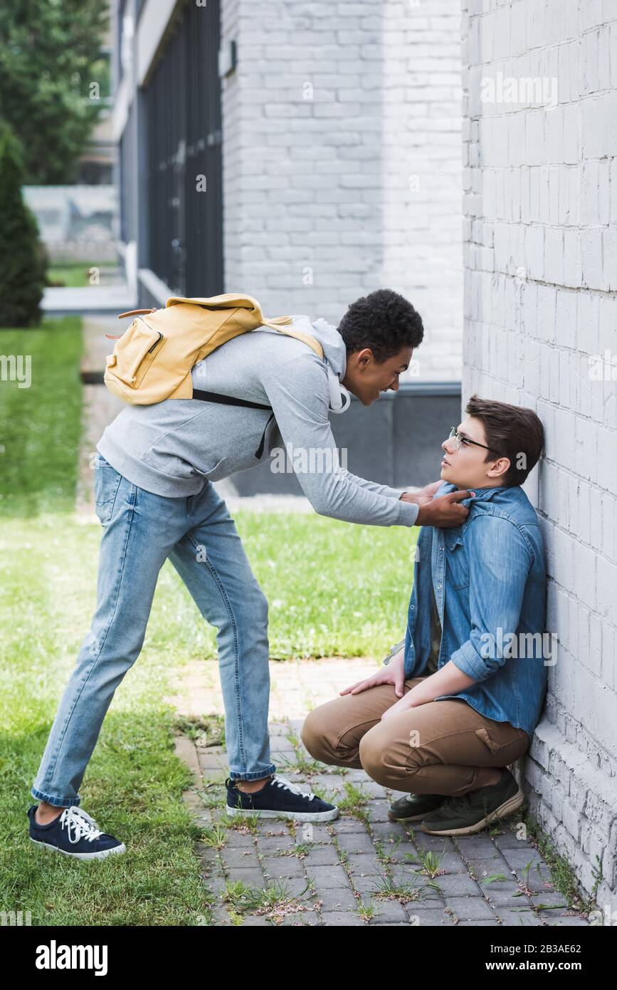 African teenagers aggressive hi-res stock photography and images - Alamy