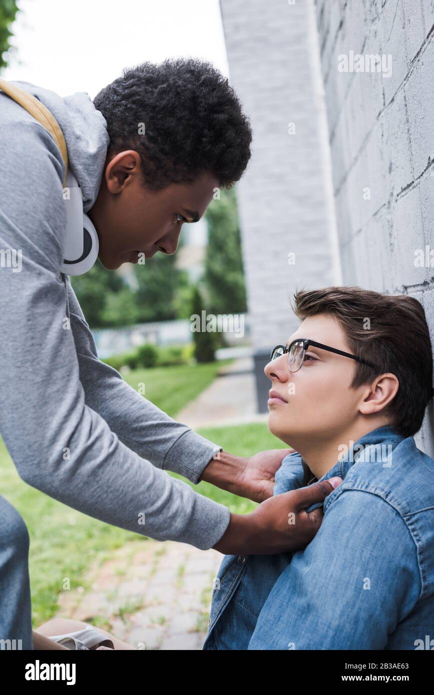 African teenagers aggressive hi-res stock photography and images - Alamy