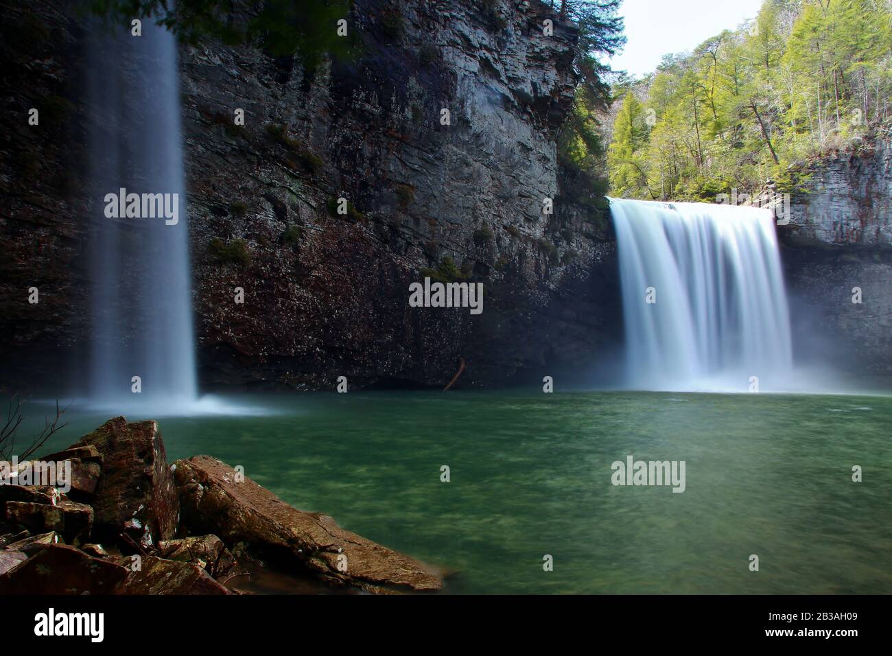 Cane creek falls & rockhouse falls at Fall creek falls state park ...