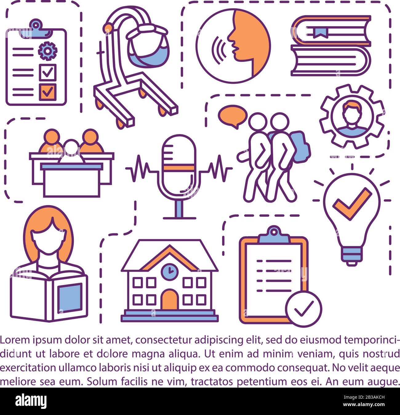 Specialized Training Program Concept Icon With Text Inclusive