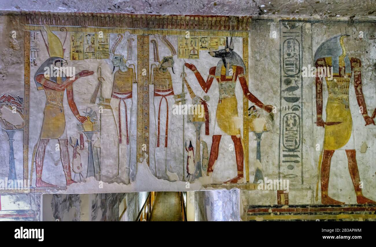 Set Osiris And Tombs