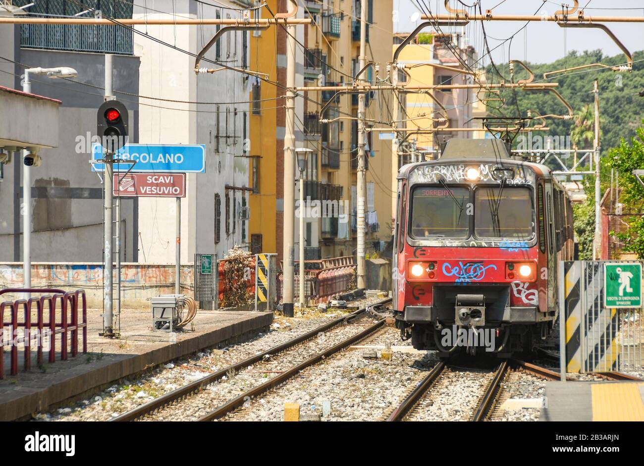 Naples train station hi-res stock photography and images - Alamy