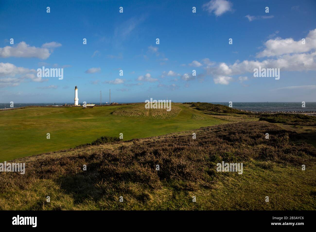 Several photos of Aberdeen South Breakwater, Girdleness Lighthouse ...
