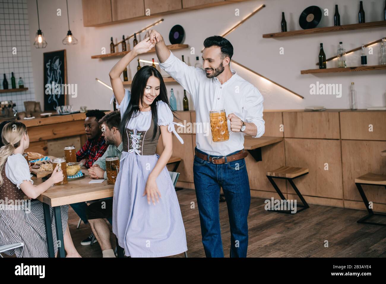 Oktoberfest germany dancing hi-res stock photography and images - Alamy
