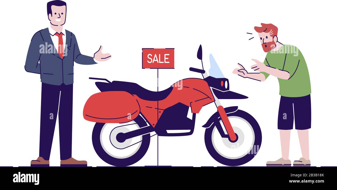 Vector Cartoon Motorcycle High Resolution Stock Photography and Images ...