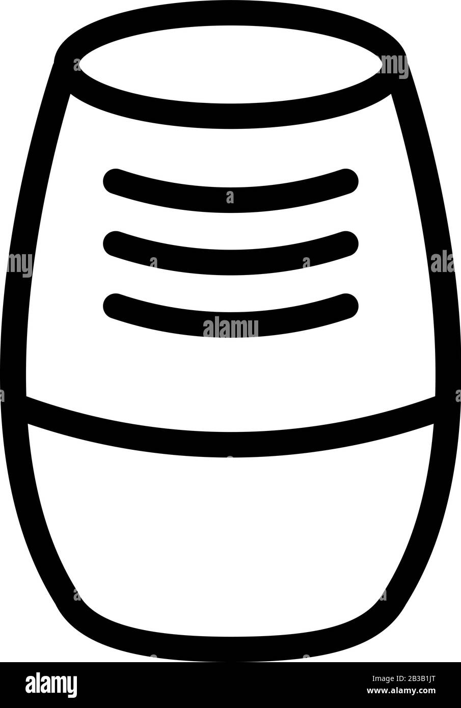 voice control icon vector. Isolated contour symbol illustration Stock ...