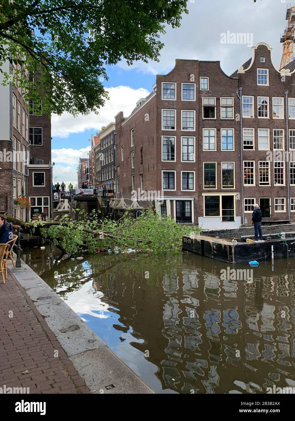 Amsterdam canal storm hi-res stock photography and images - Alamy