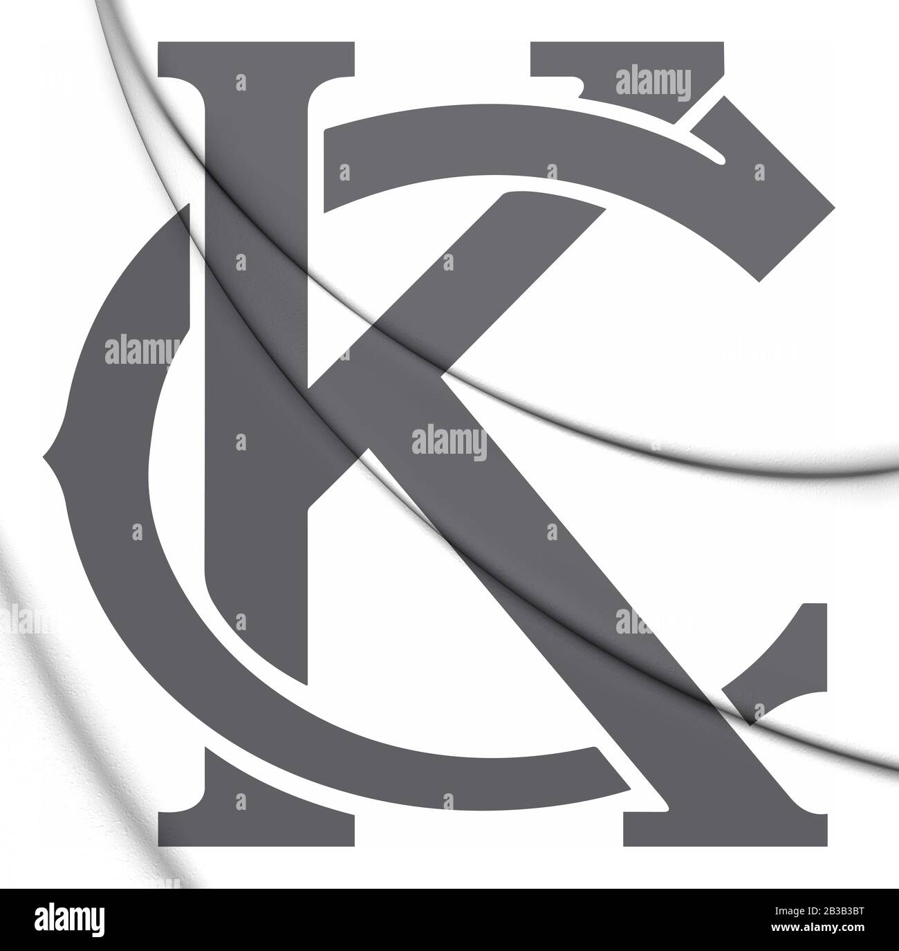 3D Emblem of Kansas City (Kansas), USA. 3D Illustration Stock Photo - Alamy