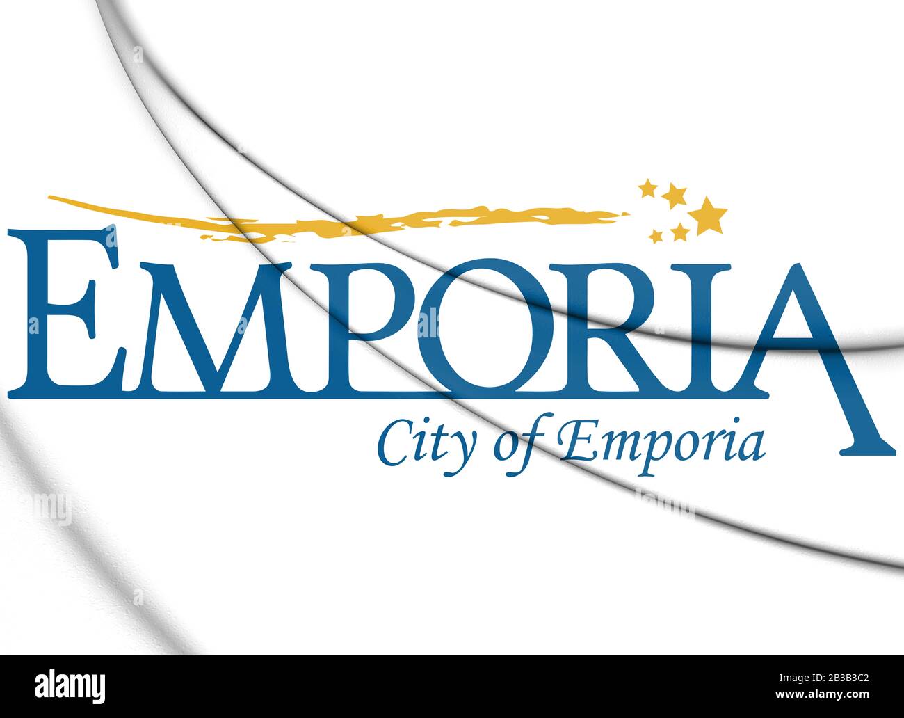 3D Emblem of Emporia (Kansas), USA. 3D Illustration Stock Photo - Alamy